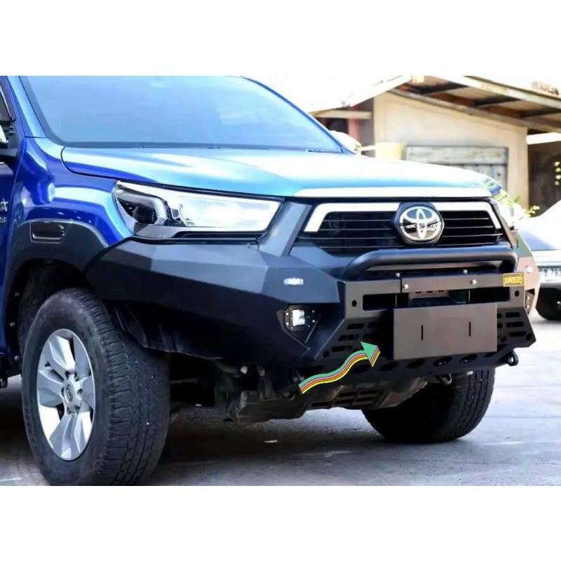 Clearance stock Piak Jungle front bull bar number plate holder | Shopee ...