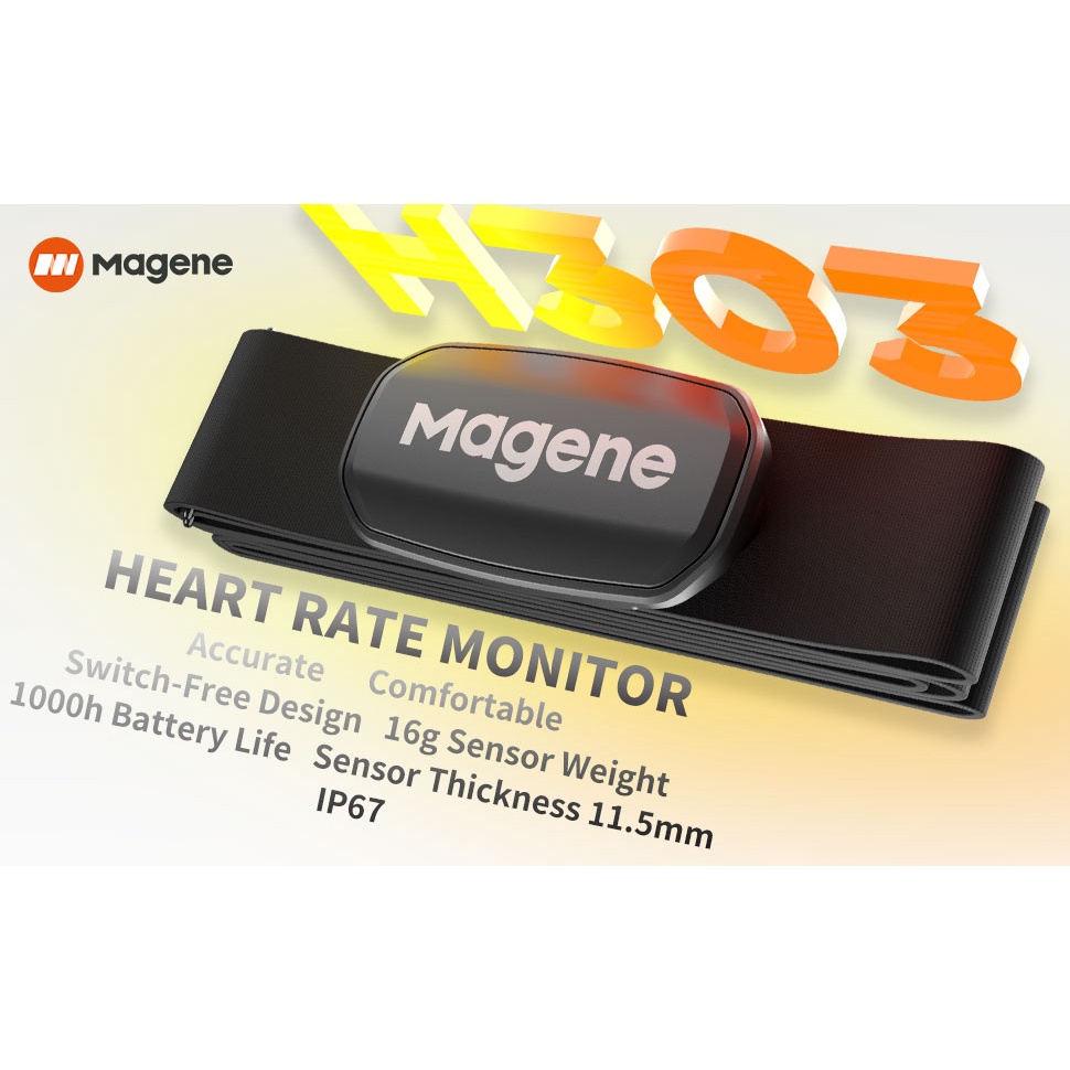 Magene H303 Heart Rate Sensor (upgrade version) cycling igpsport XOSS ...