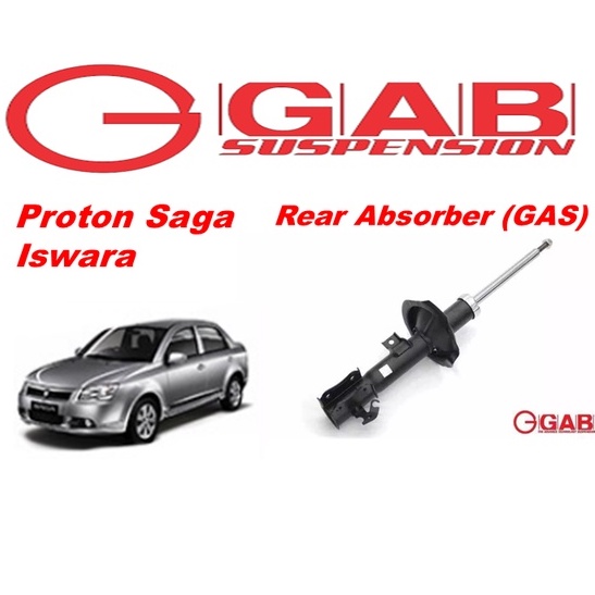 ORIGINAL GAB Rear Gas Absorber (LH/RH) - Proton Saga BLM, VVT 1.6, FLX ...