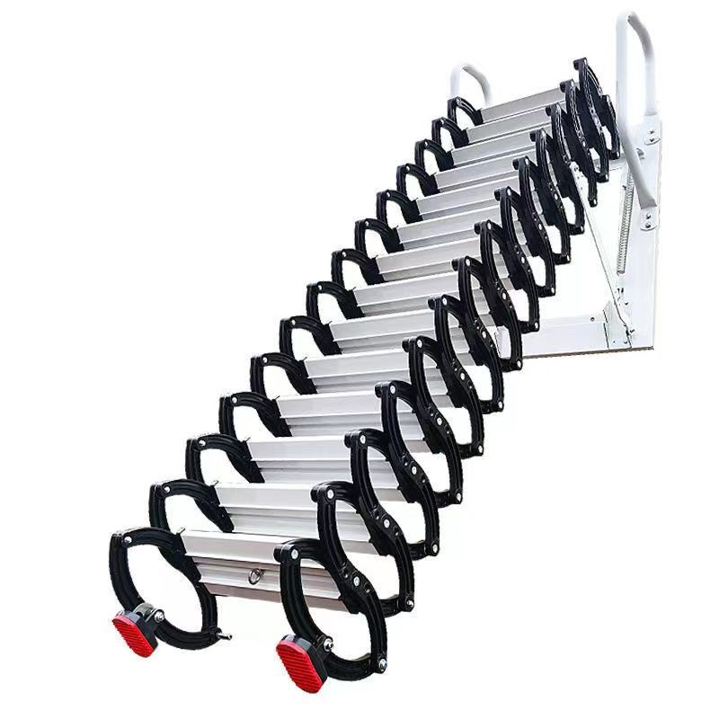 Indoor Outdoor Home Attic Retractable Staircase Manual ElectricControl ...