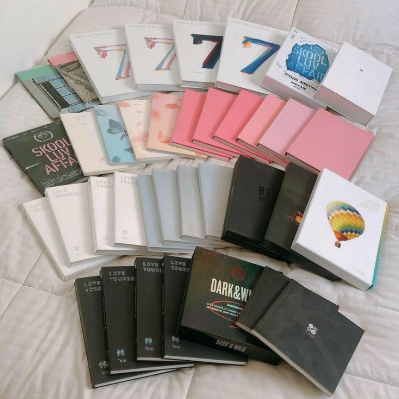 [READY] Official ALBUM ONLY BTS LOVE YOURSELF LY ANSWER, MOTS 7, DARK ...