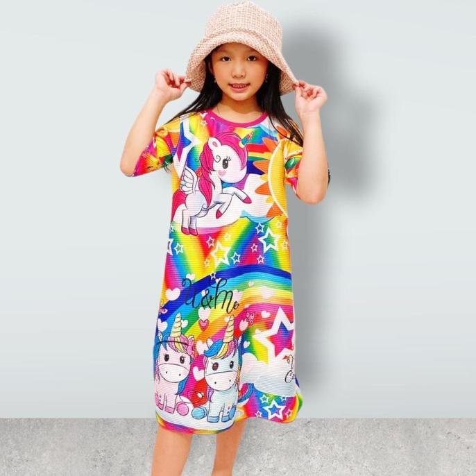 Clothes Down Up BOBA MOTIF Girls 2-9 Years VIRAL/DRESS Down | Shopee ...