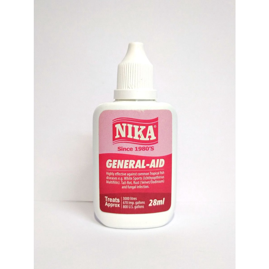 Nika General Aid (28ml) - White Spots, Tail-Rot, Rust and Fungal ...