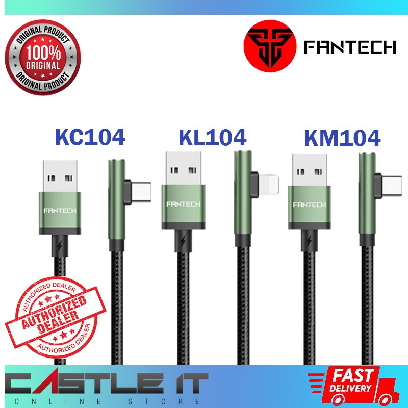 Fantech K104 Smart Life Cables USB To Type C /Iphone USB Cable /Micro ...