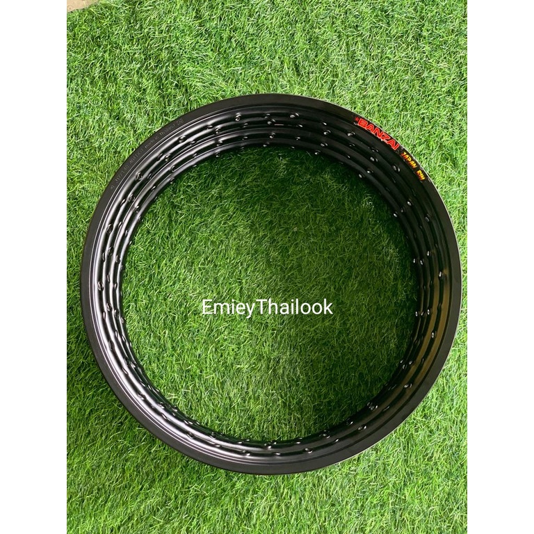 🔥MURAH🔥RIM ALOI/ALLOY EX5/WAVE/LAGENDA/KRISS/NVX/RXZ UNIVERSAL HITAM ...