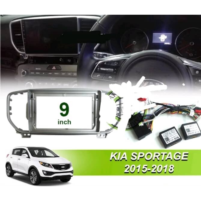 Kia Sportage Android Player + Casing + Reverse Camera 360 3D Ahd Camera ...