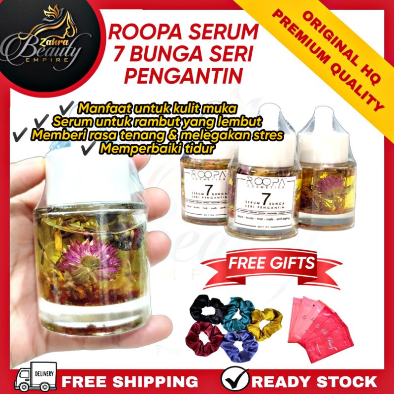 ROOPA SERUM 7 BUNGA | MINYAK SERI PENGANTIN | ALHA ALFA [💯 ORIGINAL HQ ...