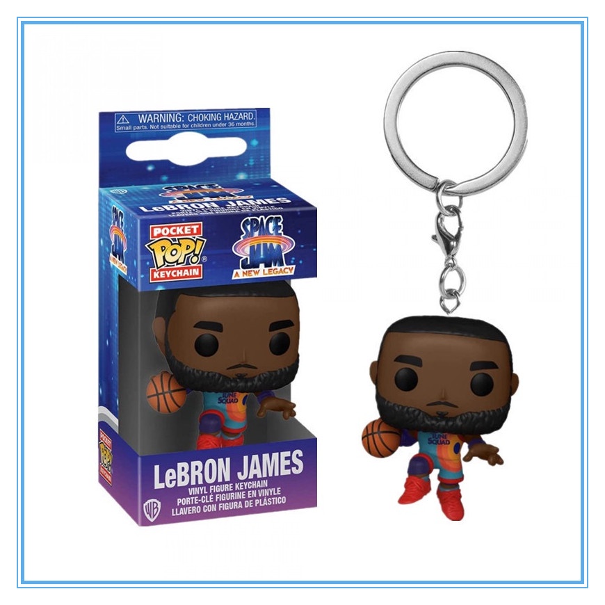 Funko Pop! Keychain Movies: Space Jam, A New Legacy - NBA Lebron James ...