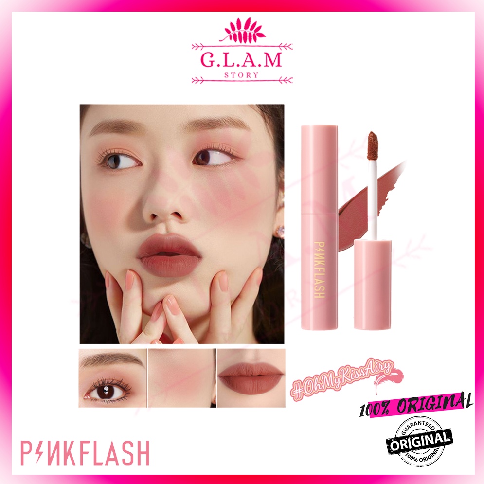 PINKFLASH [PF-M01] Kiss Air Matte Natural Liquid Lipstick Waterproof ...