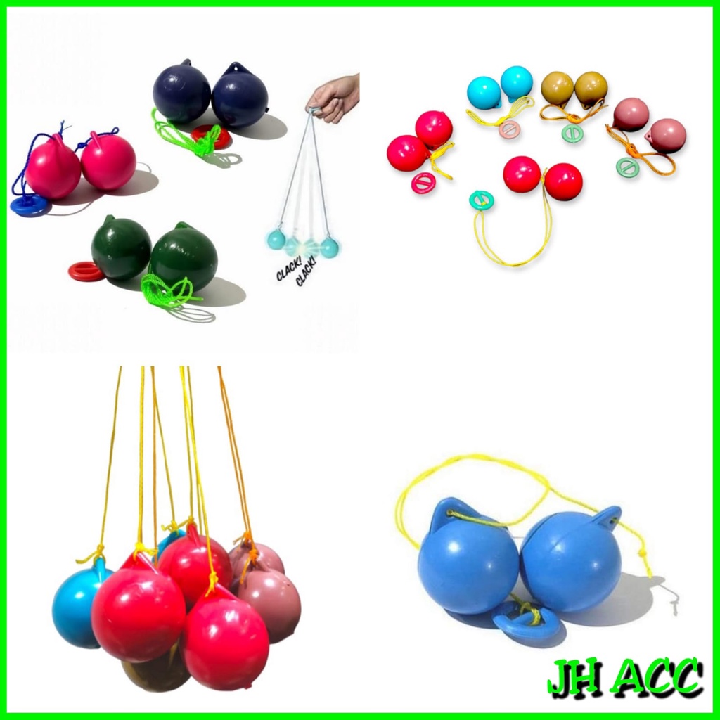 Jh ACC Old School TEK TEK / TOK TOK TOK / LATO LATO TOY BALL VIRAL TIK ...