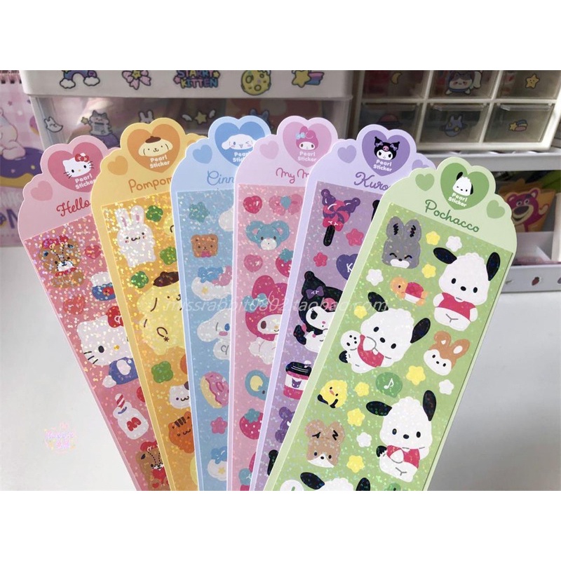 Sanrio Cute Glitter Sticker [READY STOCK] | Shopee Malaysia
