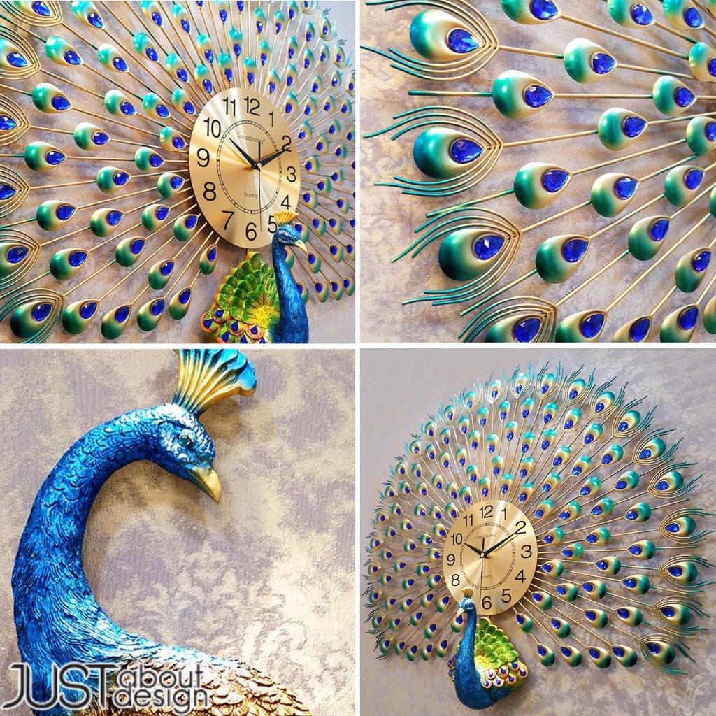 Jam Dinding Besar Wall Clock Living Room Jam Dinding Moden Jam Besar ...