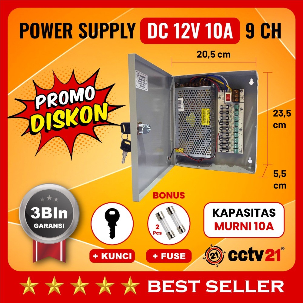 Power Supply / Panel Box / PSU / Switching Adapter / 9 Channels PSU-12v ...