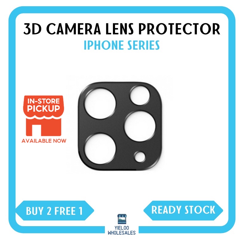 (BELI 2 PERCUMA 1) IPHONE 3D Camera Lens Glass Protector Film 11/12/13 ...