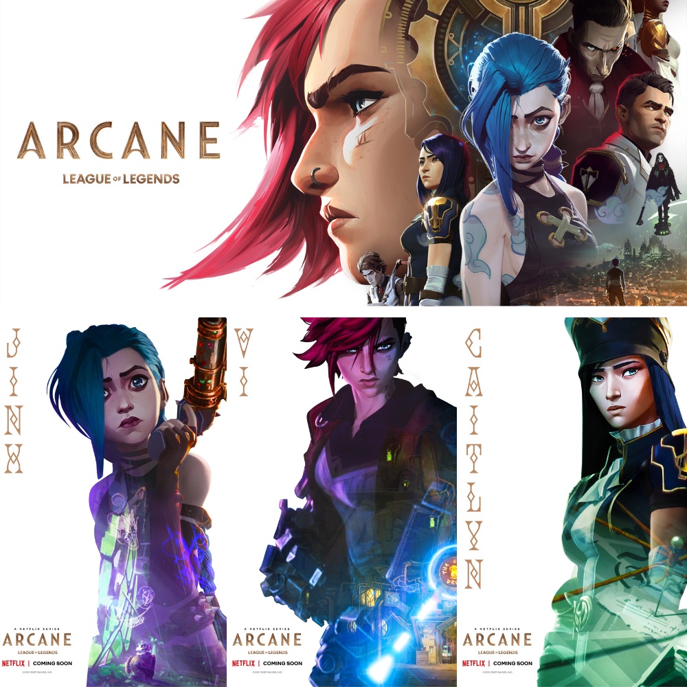 Arcane League of Legends Jinx A4 Size Poster | Shopee Malaysia