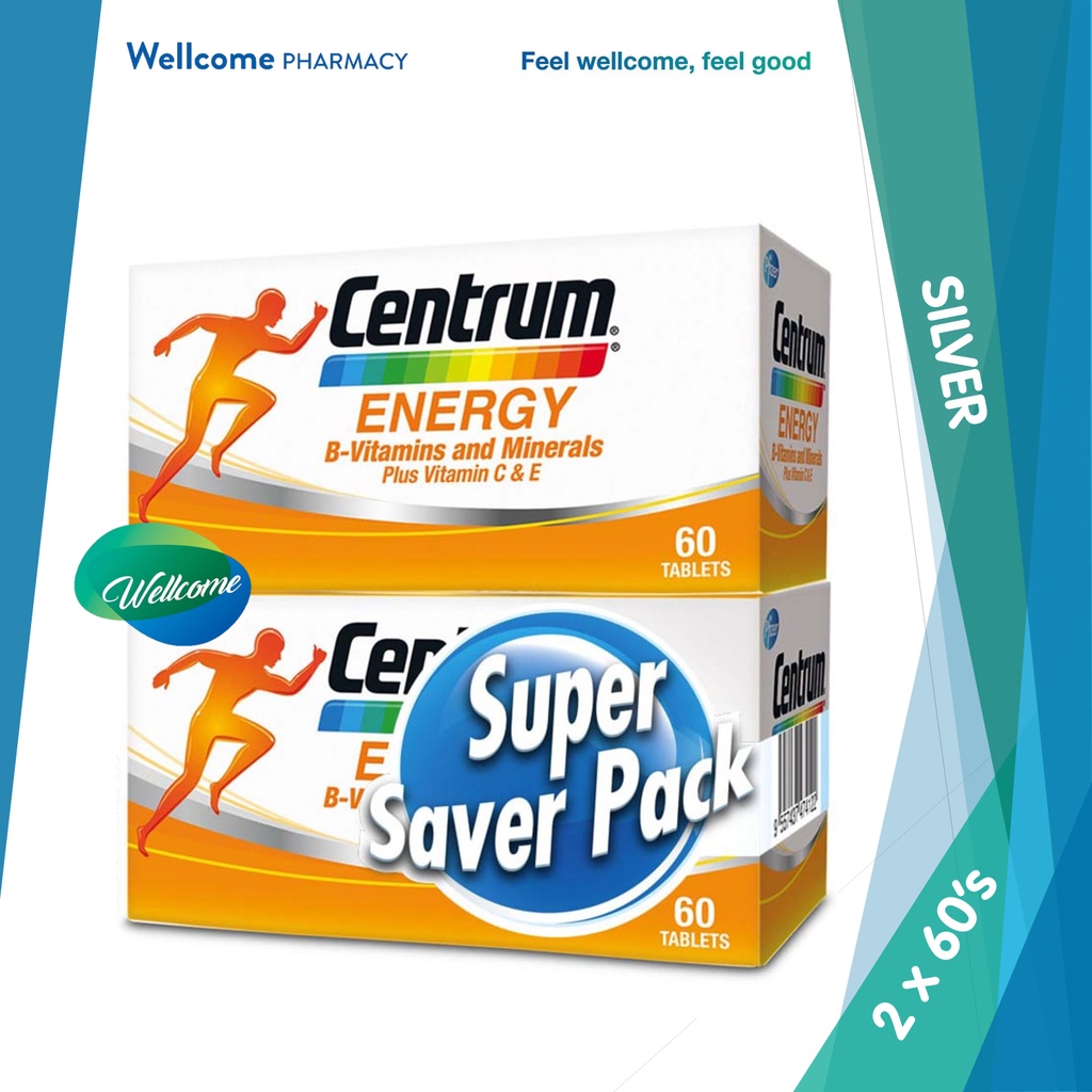 Centrum Energy Tablets - 2 x 60's (Twin Pack) | Shopee Malaysia