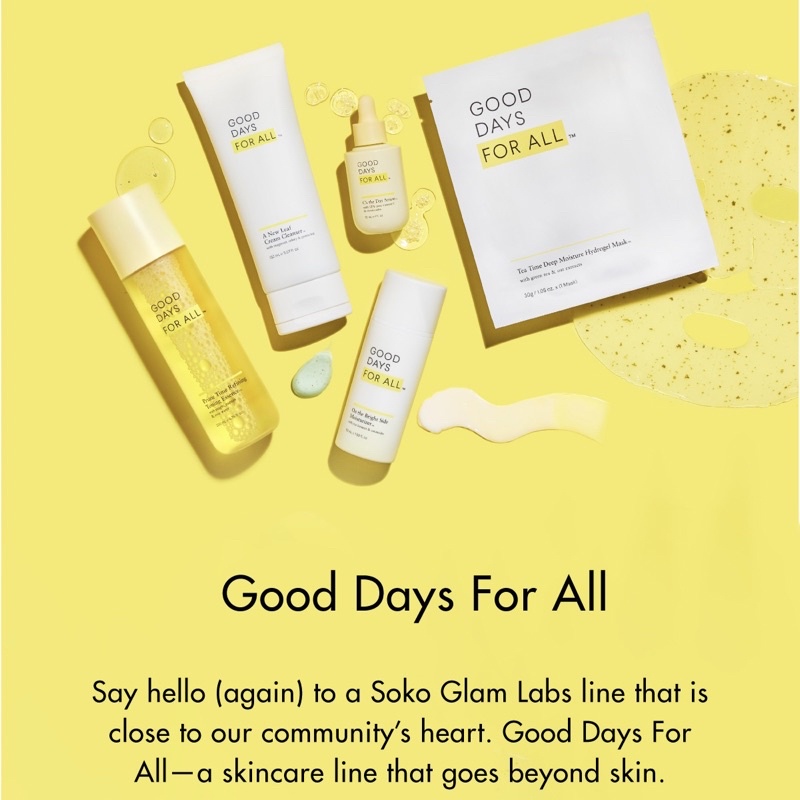 GOOD DAYS FOR ALL C’s The Day Serum / GOOD (SKIN) DAYS Toner ...