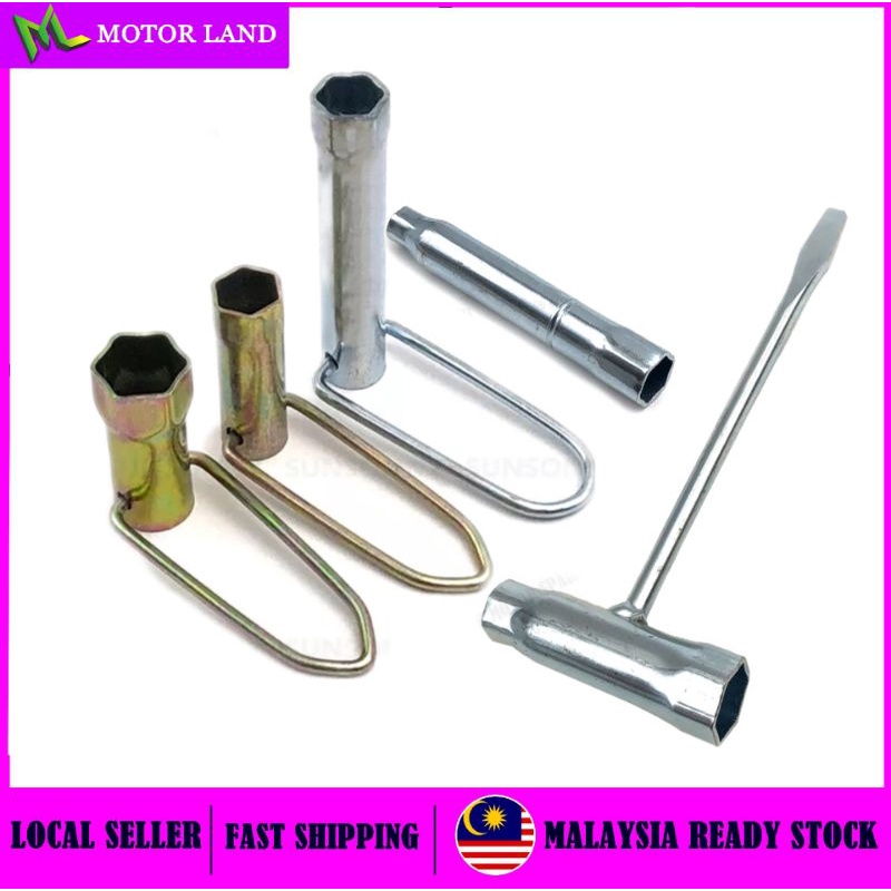 OPENER SPARK PLUG SPANAR SPANNER SPANA BUKA OPEN MOTORCYCLE MOTOR ...