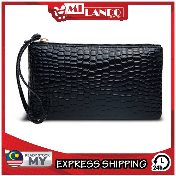 MILANDO Ladies Wallet Purse Women Clutch Coin Bag Dompet Wanita (Type 8 ...