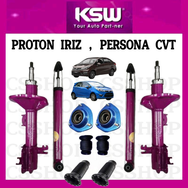 PROTON PERSONA VVT 2016-- , IRIZ ABSORBER FRONT / REAR GAS ORIGINAL KSW ...