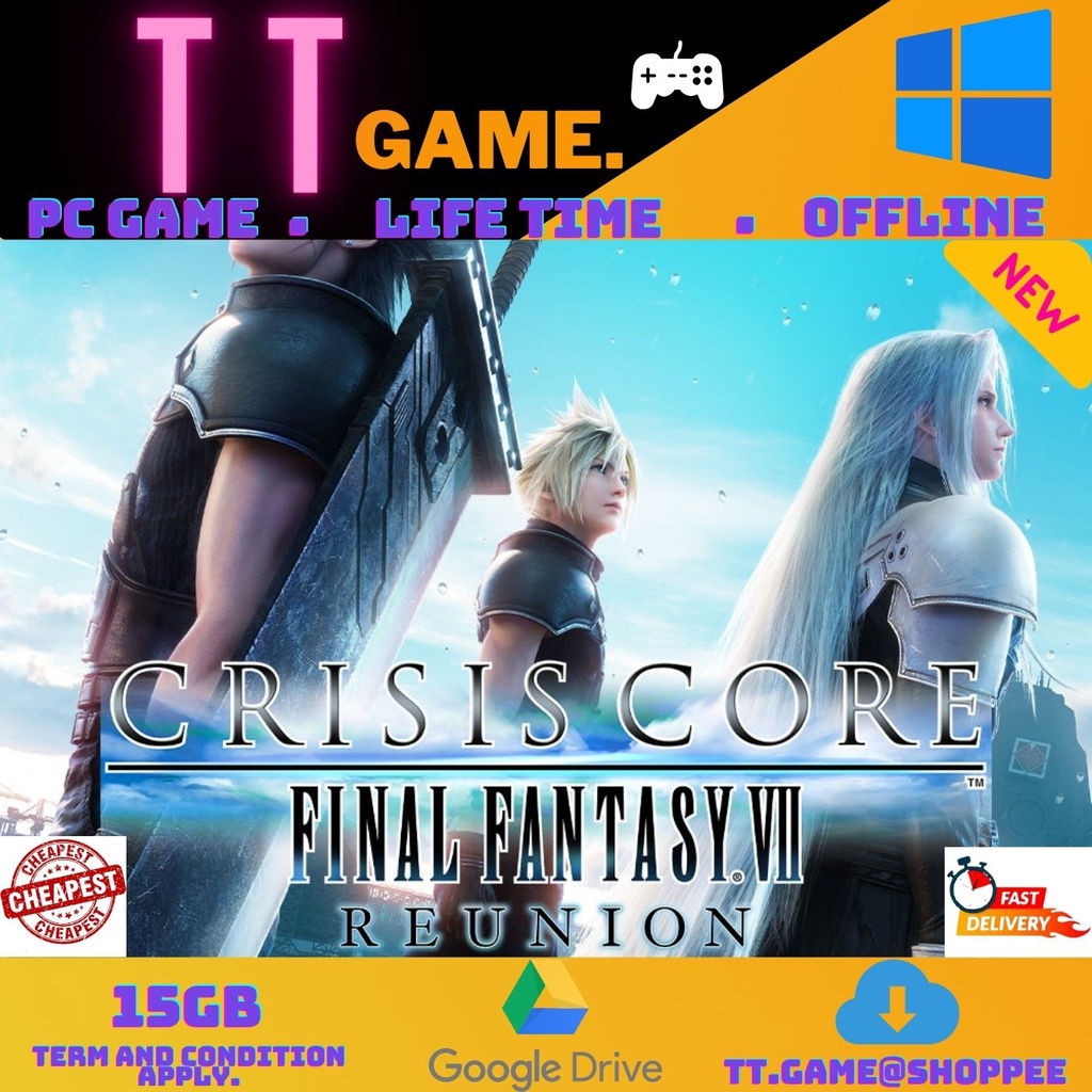 Crisis Core: Final Fantasy VII Reunion (PC) (FAST DOWNLOAD) (OFFLINE ...