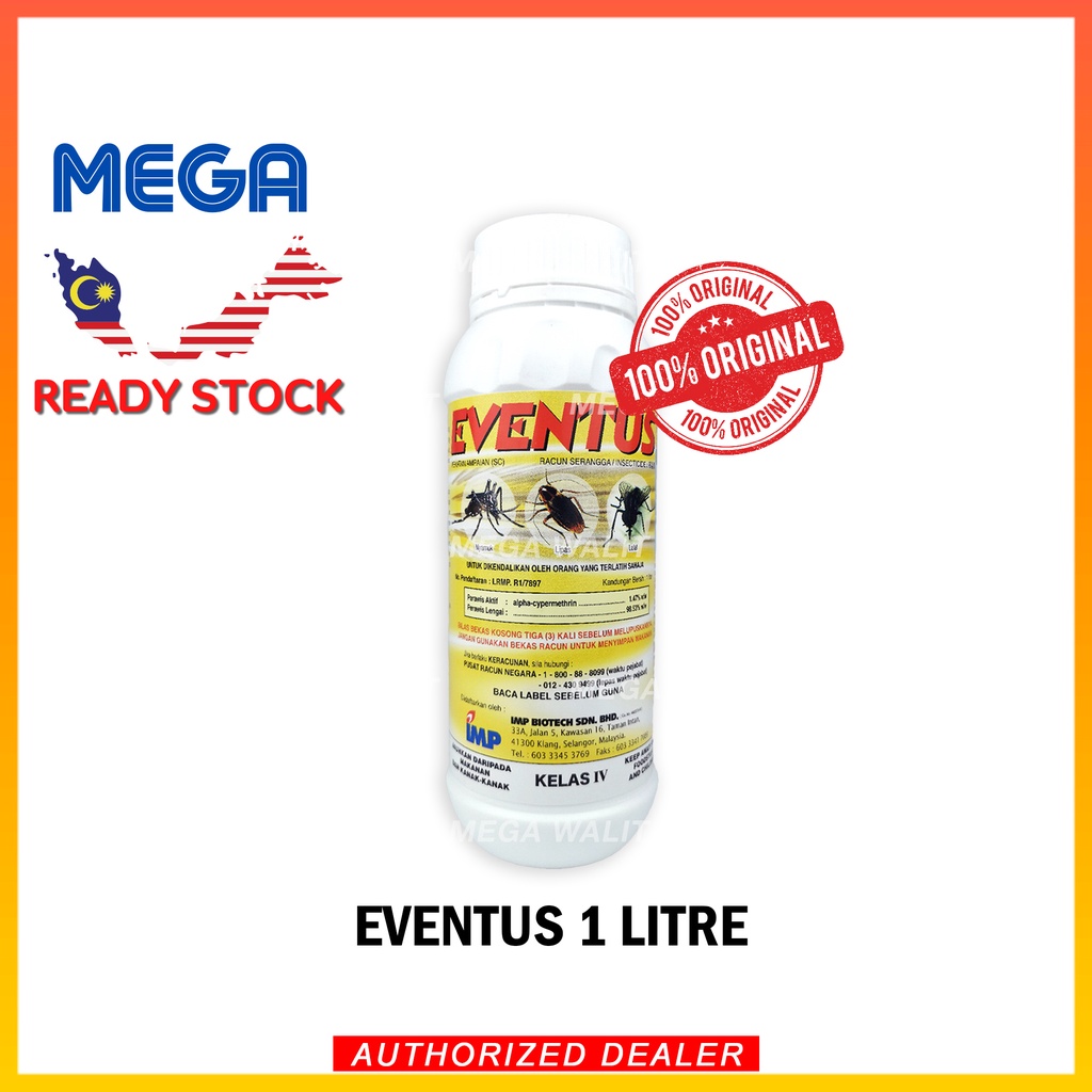 EVENTUS Insecticide Racun Serangga for Kutu, Cockroach, Ant, Spider ...