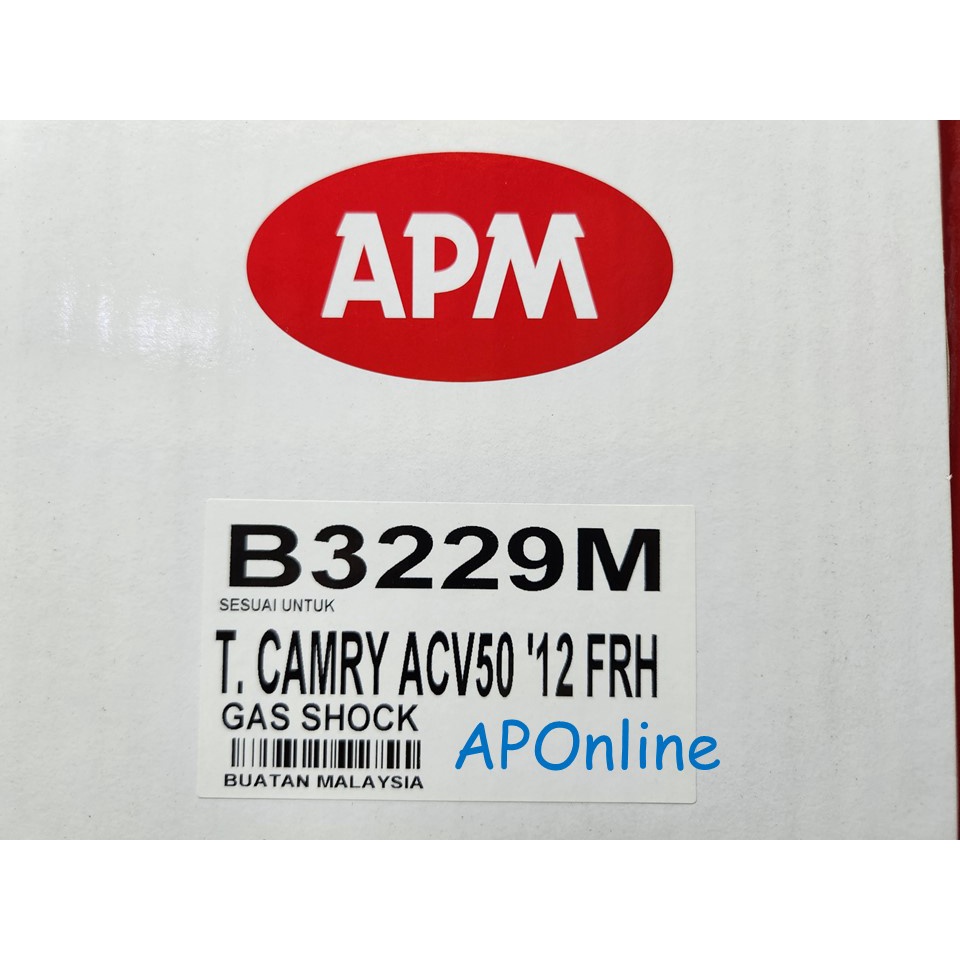 (APM) Toyota Camry ACV50, ACV51 2012-2017 Shock Absorber (Gas) | Shopee ...