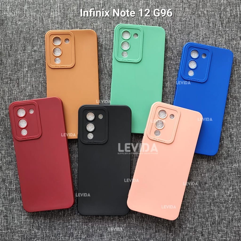 Infinix NOTE 12 G96 CASE PRO CAMERA MACARON CASE INFINIX NOTE 12 G69 ...