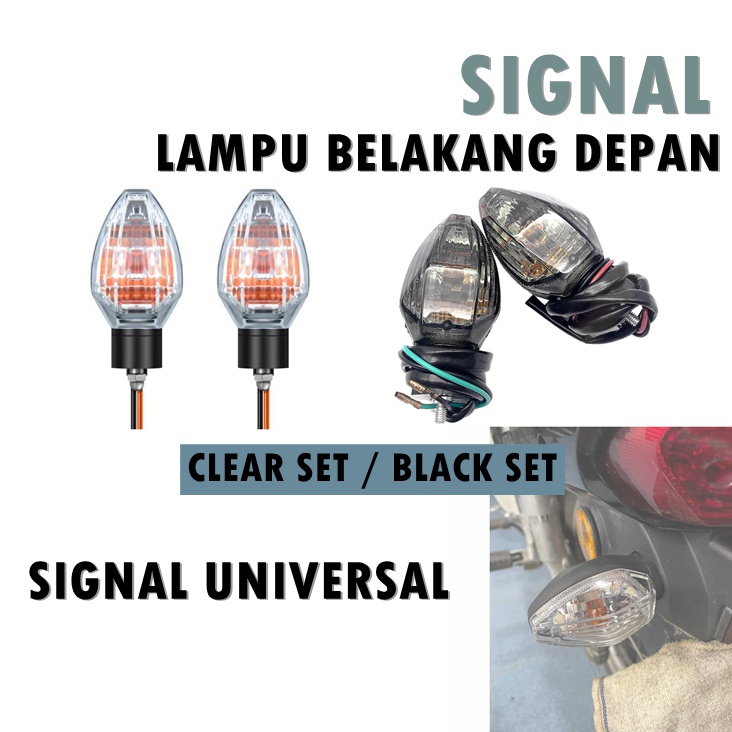 SIGNAL LIGHT MOTOR HONDA RS150 EX5 DREAM FI WAVE ALPHA DASH125 WAVE125i BEAT / LAMPU SIGNAL ...