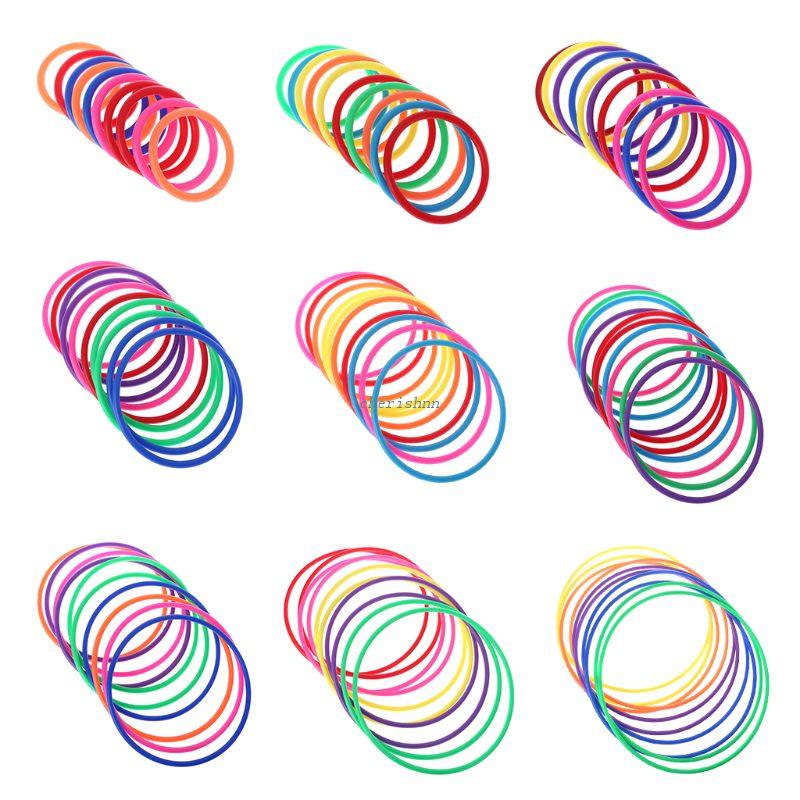 CH*【READY STOCK】 10 Pcs Plastic Toss Rings Target Throw Carnival ...