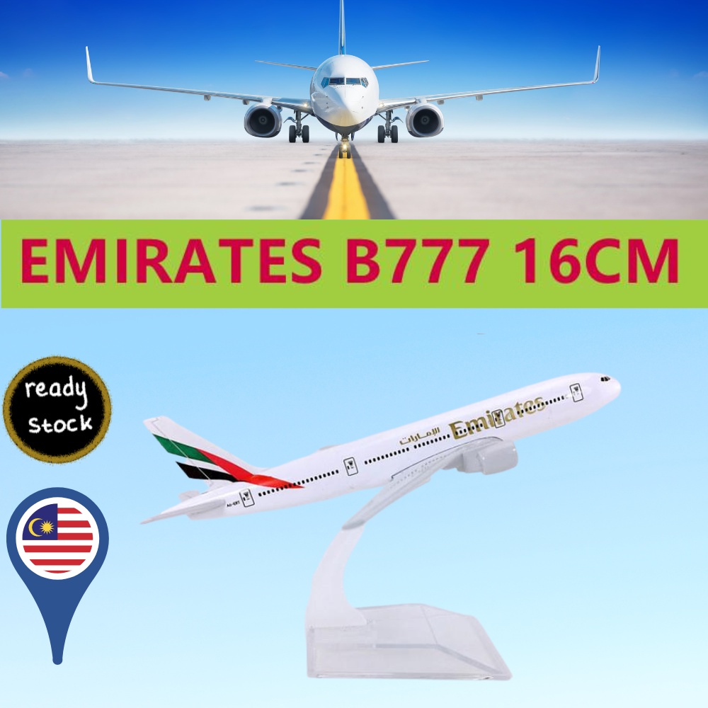 🍀🅔&🅔🍀EMIRATES BOEING 777 CARGO PASSENGER AEROPLANE DIECAST MODEL 16CM ...