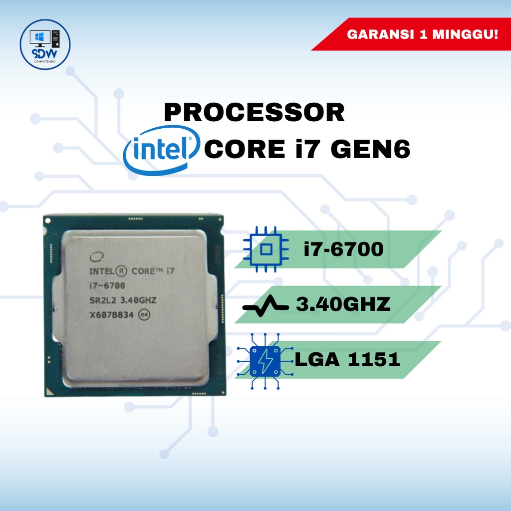 Processor CORE i7 Gen6 | Shopee Malaysia