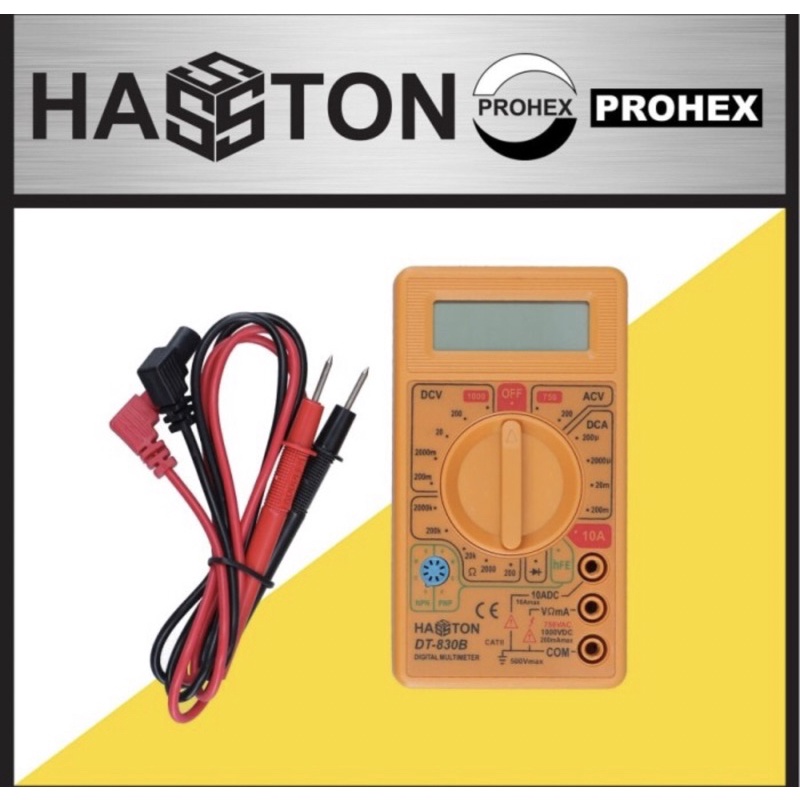 Prohex Hasston digital multitester / multitester / Tools | Shopee Malaysia
