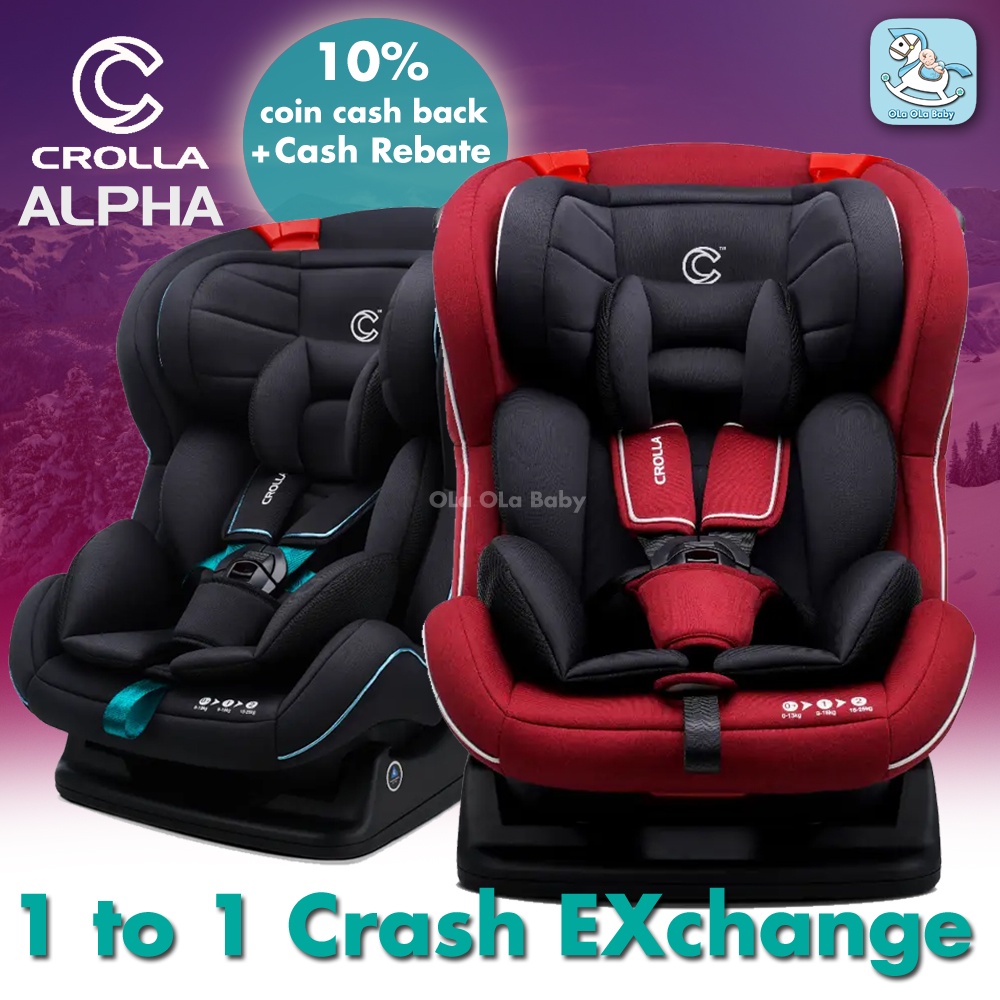 Crolla Alpha Convertible Car Seat | Shopee Malaysia