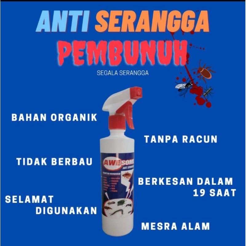 Awesome spray serangga organik semut lipas lalat nyamuk anai anai Set ...