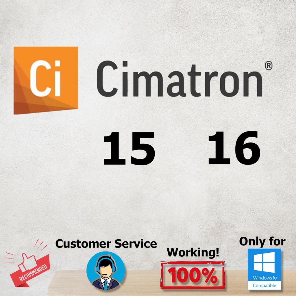 Cimatron 15 - 16【𝗟𝗜𝗙𝗘𝗧𝗜𝗠𝗘】 | Shopee Malaysia