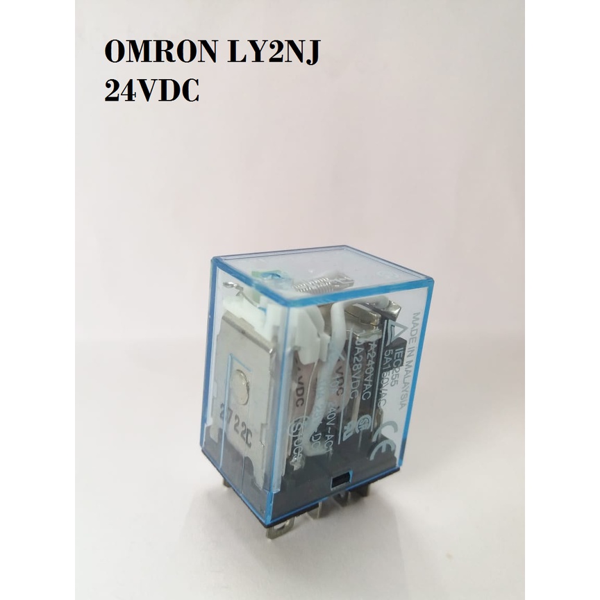 OMRON RELAY LY2N-J LY2NJ LY2J LY2F JQX-13F RELAY BASE 12VDC 24VDC 110VDC 220 / 240VAC 8PIN ...