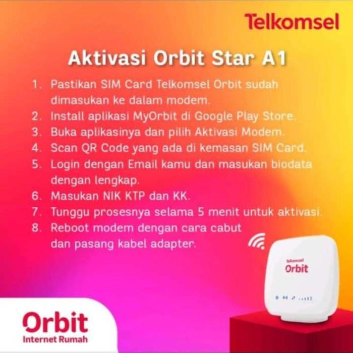 Telkomsel Orbit Star A1 Modem Router Modem Wifi Modem 4G Free Prime ...