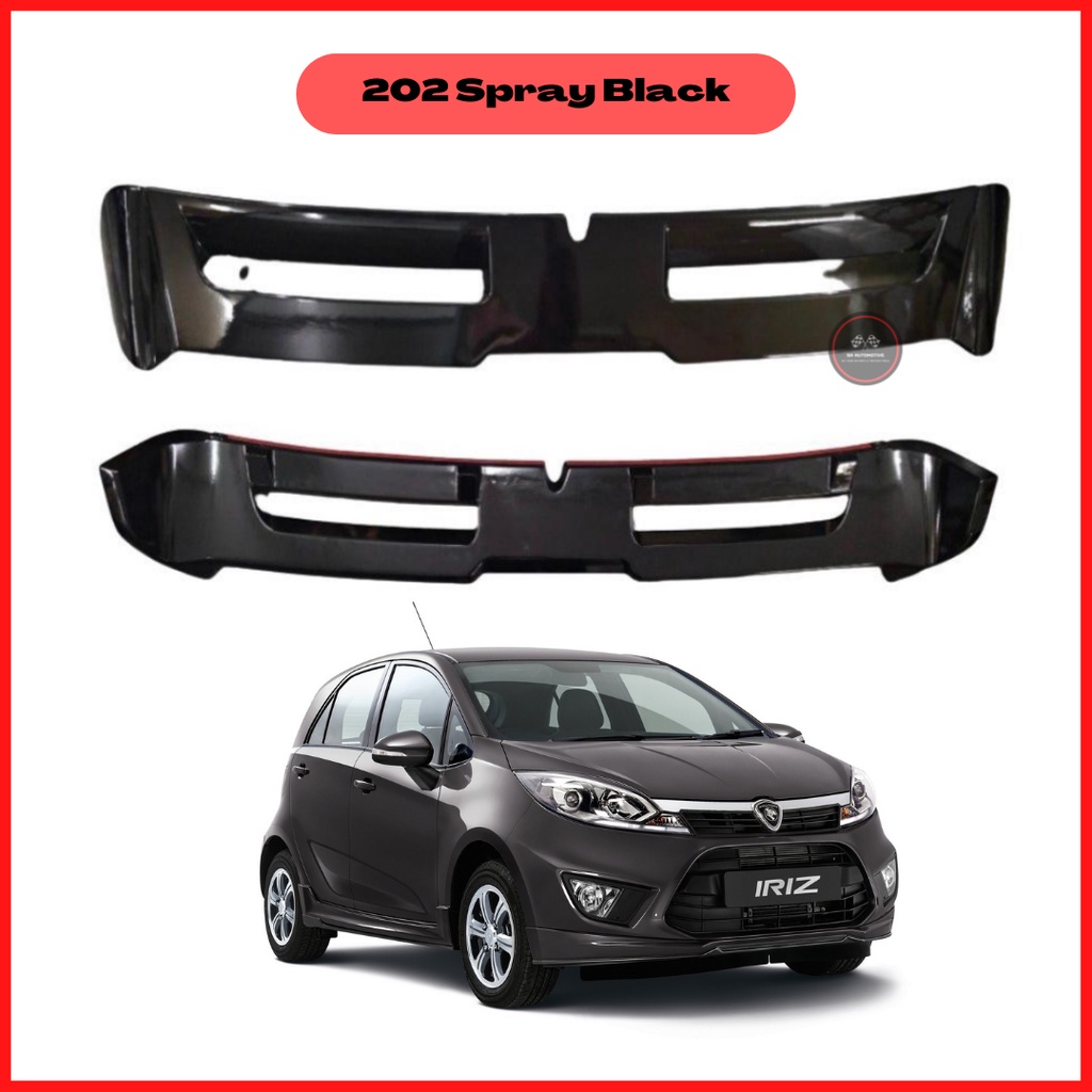 Proton Iriz 2014 ABS Rear Spoiler with Paint (100% Made in Malaysia ...