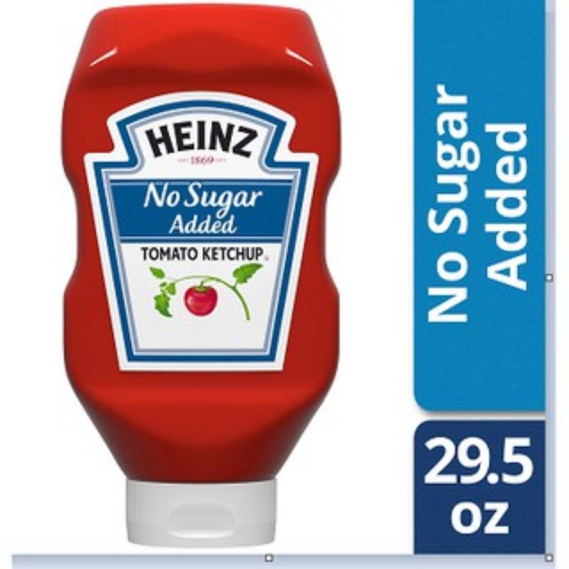 Heinz No Added Sugar and Salt Tomato Ketchup 435g, Ready Stock | Shopee ...