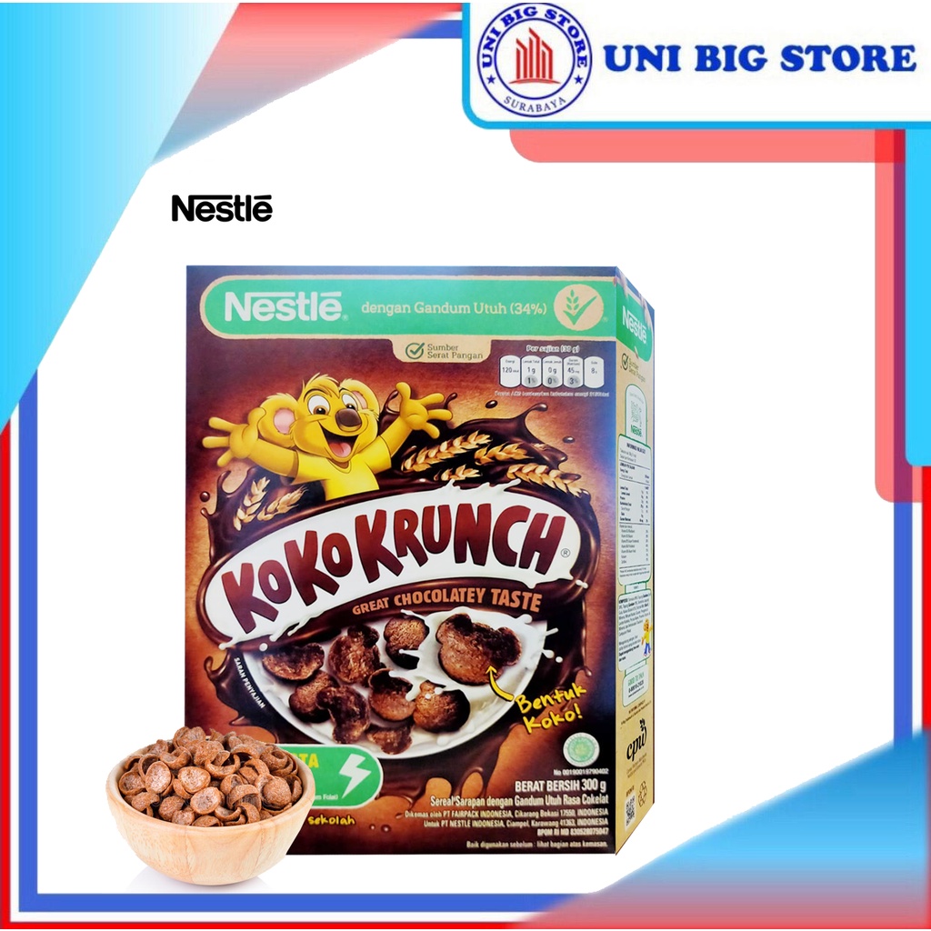 Nestle Koko Krunch Cereal 300 gr Chocolate Wheat Breakfast Cereal | Shopee Malaysia