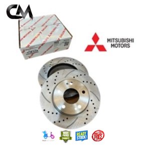 🚨MITSUBISHI JAPAN🚨 DISC ROTOR SLOTTED & DRILLED - MMC / LANCER GT (CY4A ...