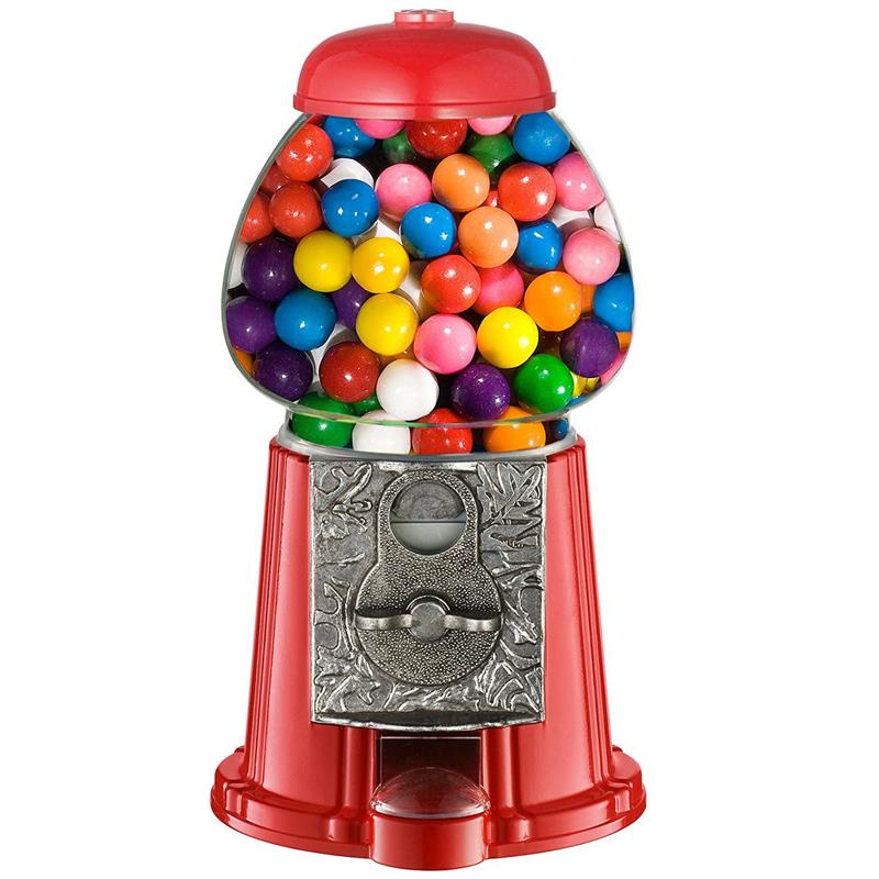 Gumball machine candy machine M&M'S chocolate bean bubble gum rainbow ...