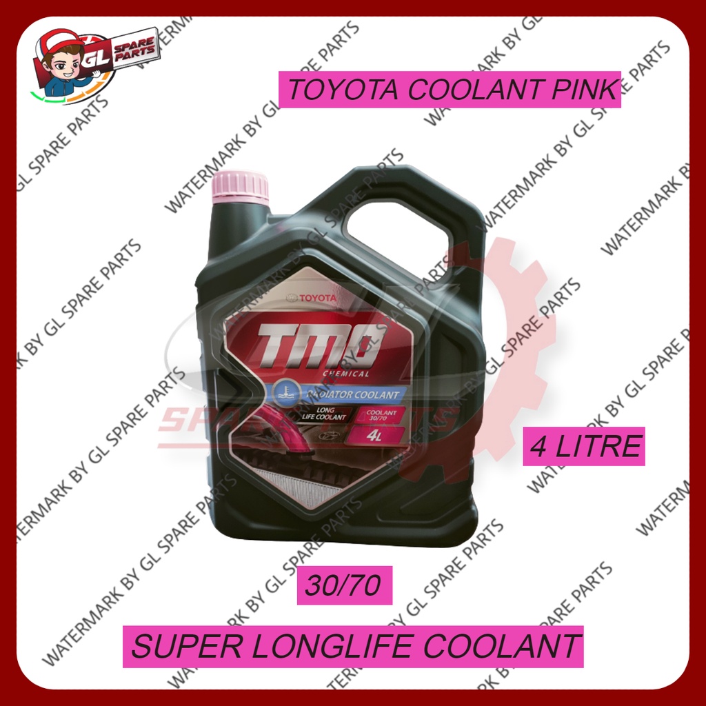 100% ORIGINAL TOYOTA SUPER LONGLIFE COOLANT TMO RED COLOR CHEMICAL ...