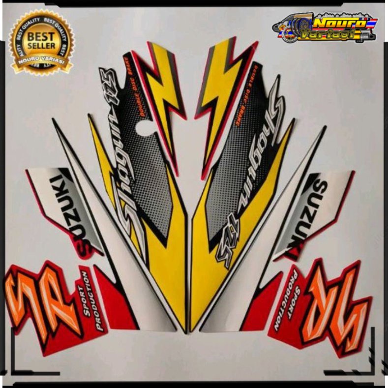 HITAM MERAH 2006 suzuki shogun sp 125 r striping black and red, great ...