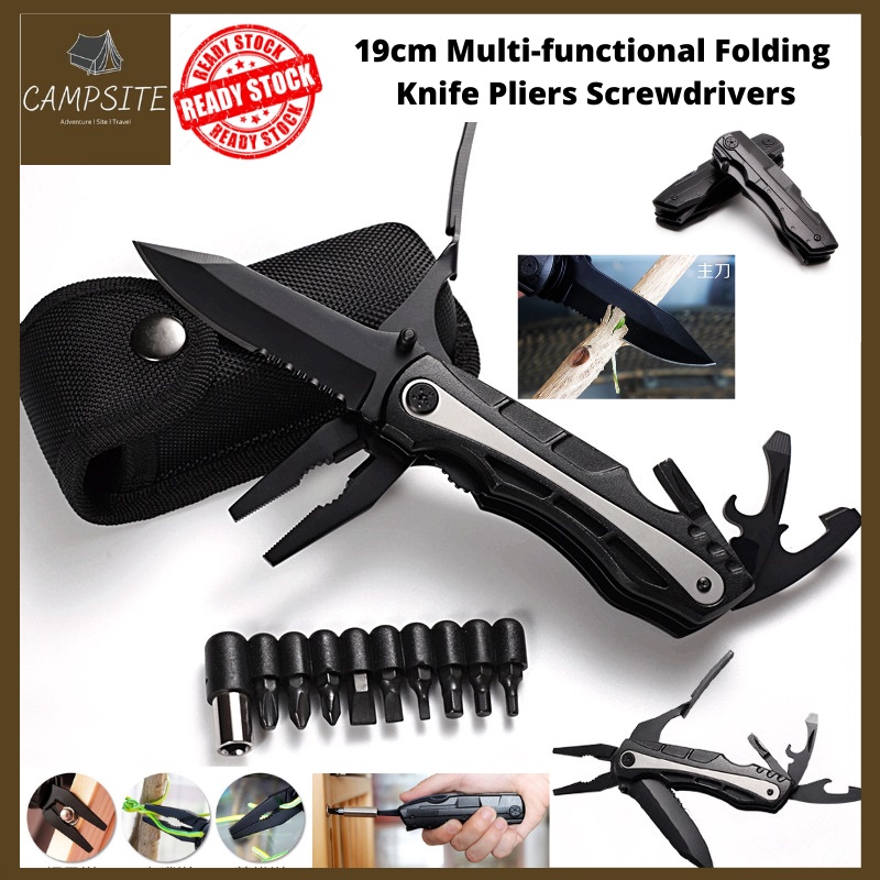 【Campsite】⚡ Ready Stock⚡Outdoor Camping 10in1 Multi-Function 19cm ...