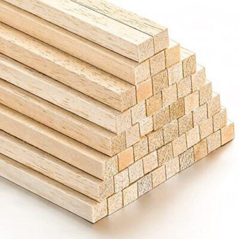 Balsa stick/balsa wood/wooden balok 1.3cmx100cm packing material ...