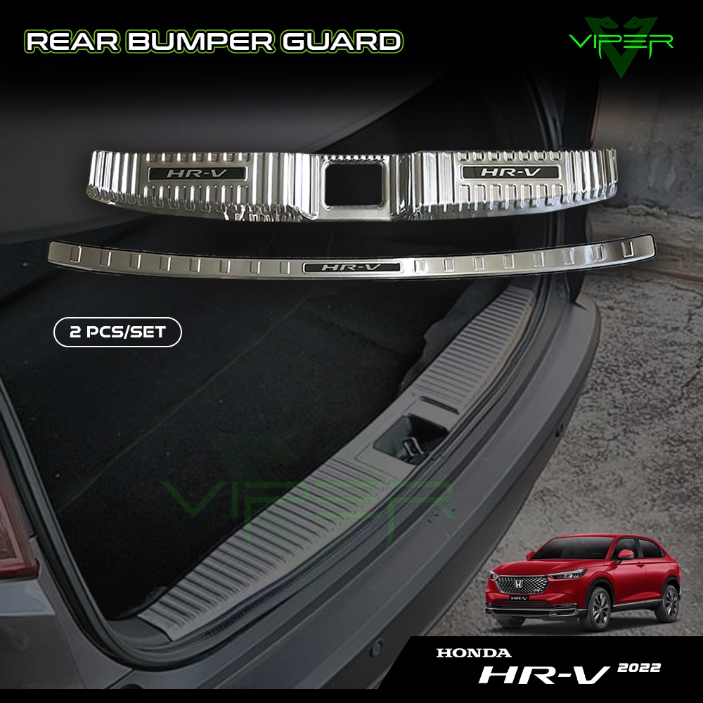 Honda HR-V HRV 2022 Stainless Steel Rear Bumper Guard Pad Plate Step ...