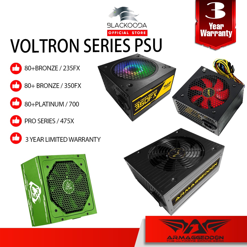 Armaggeddon Voltron Bronze/Voltron Gold Power Supply/Voltron Platinum Power Supply | Shopee Malaysia