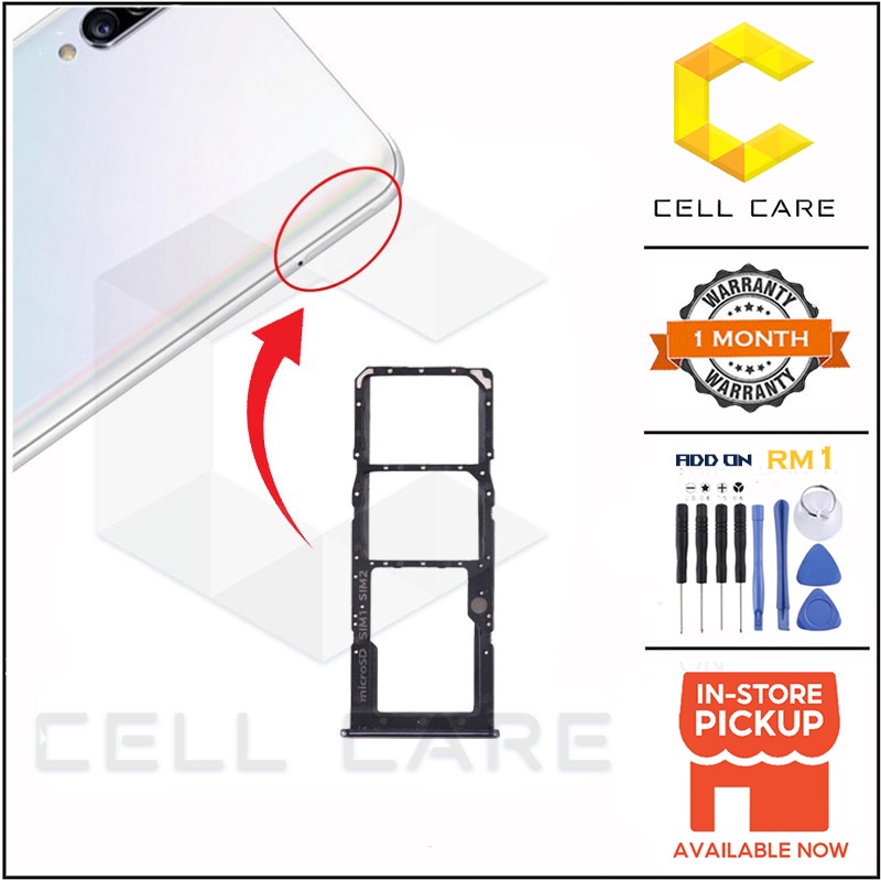 Sim Tray For SAMSUNG A30S A307 (Sim Card Holder) | Shopee Malaysia